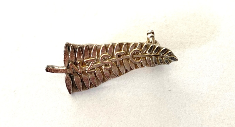 Badge from the New Zealand Silver Ferns Club; New Zealand Women's ...