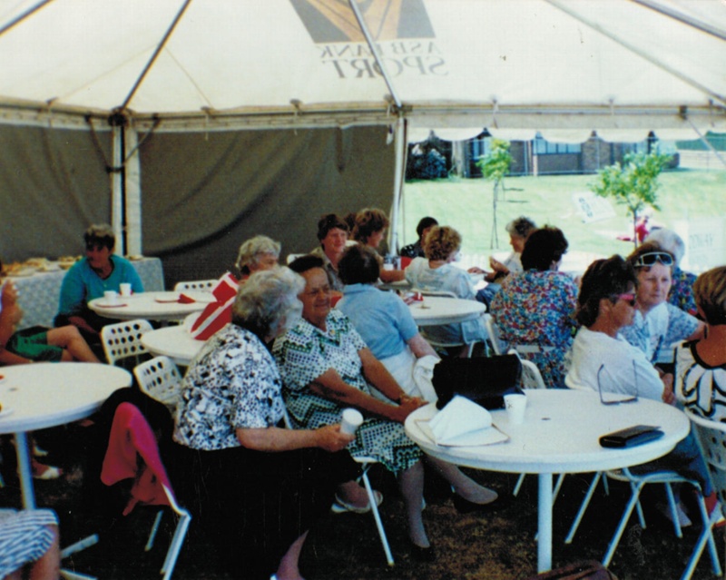 Photograph of the Silver Ferns Club reunion at Melville Park in ...