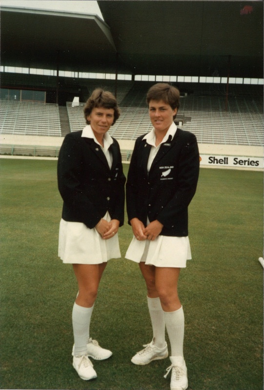 Photo: Ingrid Jagersma and Jackie Clark, Lancaster Park, 1980s; 1980s ...