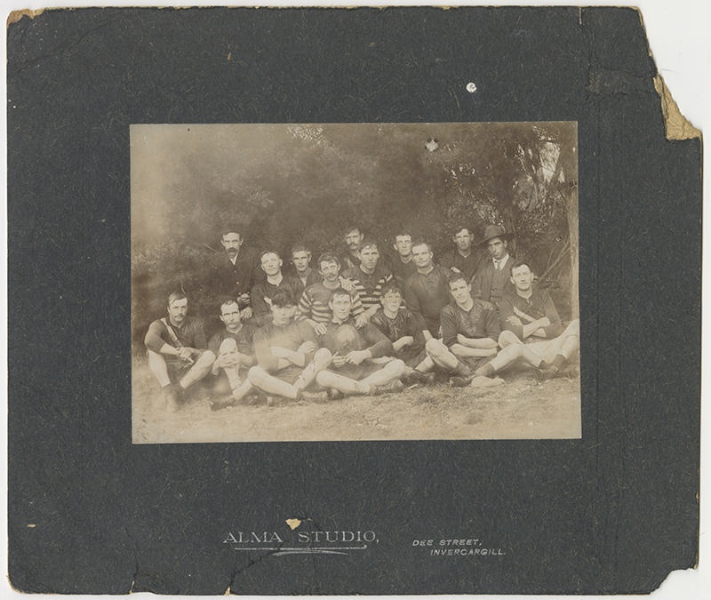 Photograph, Rugby team; Alma Studios; 1890-1900; RI.P157.96.2534 | eHive