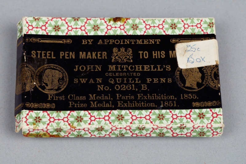 Pen nibs, John Mitchell's Swan Quill Pens; Mitchell, John; 1822-1860 ...