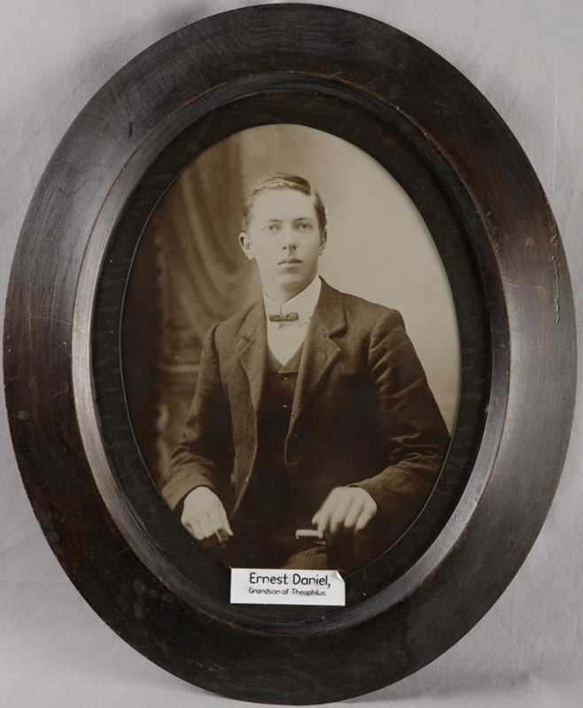 Framed photograph, Portrait of Ernest Edgar George Daniel; Unknown ...