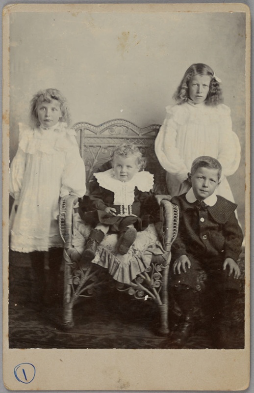 Photograph, Slaughter family children; Unknown photographer; 1903-1905 ...