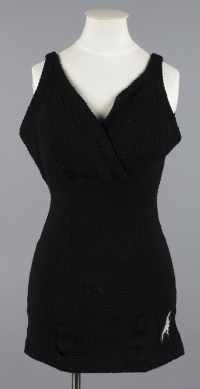 Bathing suit, Women's, Woollen; Roslyn Woollen Mills; 1940-1950; RI ...