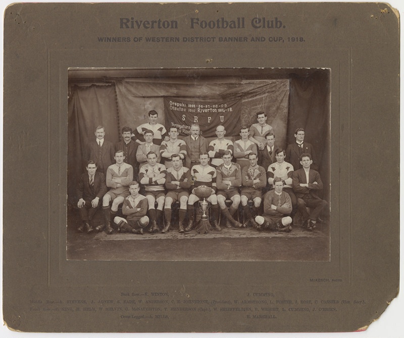 Photograph, Riverton Football Club 1918; McKesch, Henry John; 1918; RI ...