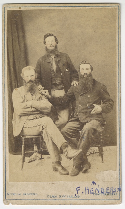 Photograph, Robert Riddell, Andrew Riddell and Frank Henderson ...