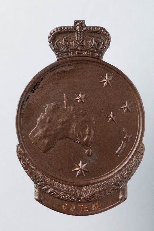 Medallion, ANZAC Commemorative, George (Mamaru) David Te Au; The Royal ...