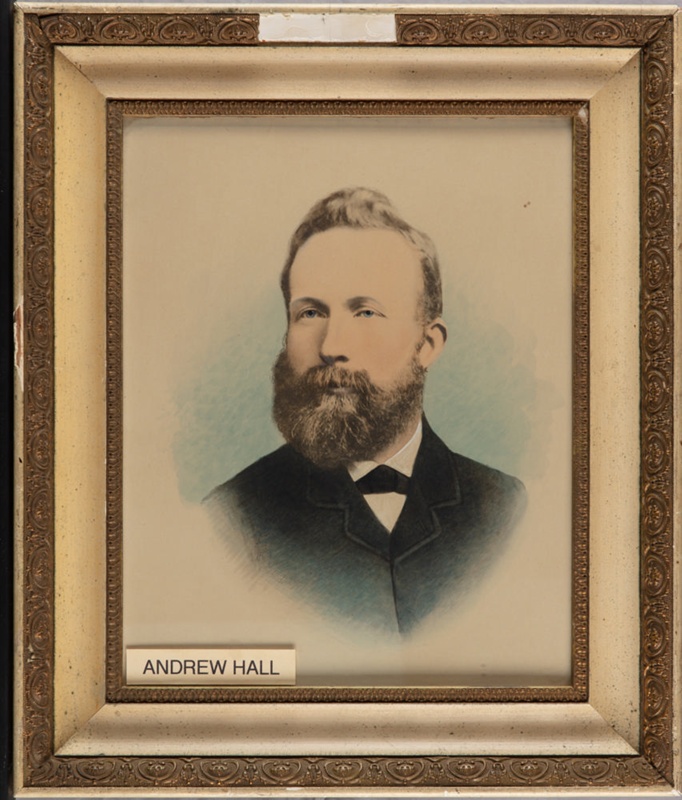 Framed photograph, Andrew Hall; Unknown photographer; 1890-1900; RI ...