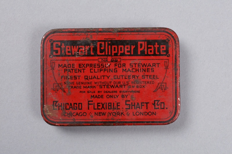 Clipper plate, Bottom; Chicago Flexible Shaft Co.; 1910-1930; RI.W2002 ...