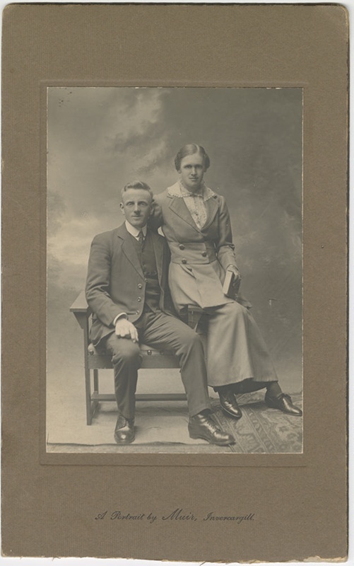 Photograph, Mr William John Mouat and Mrs Florinda Mouat ; Muir, Thomas ...
