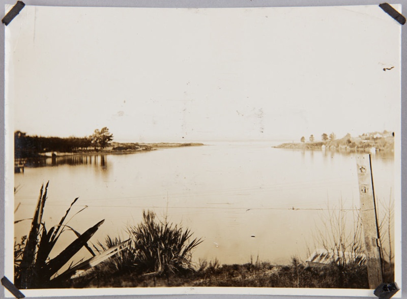 Photograph, Aparima estuary mouth; Unknown photographer; 1948-1962; RI ...