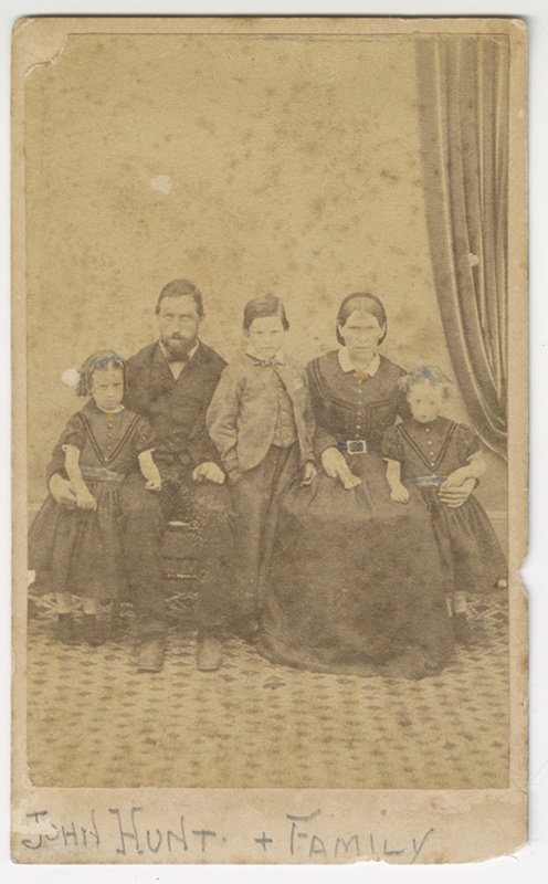 Photograph, John Hunt and family ; McEachen, John Allen; 1870-1880; RI ...