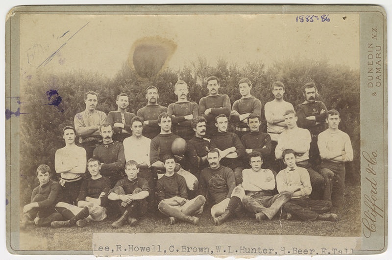 Riverton Football team circa 1880s.; Clifford and Co.; 1880-1890; RI ...