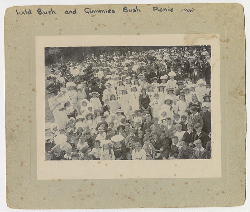 Photograph, Wild Bush Picnic; Unknown photographer; 1906; RI.P143.96. ...