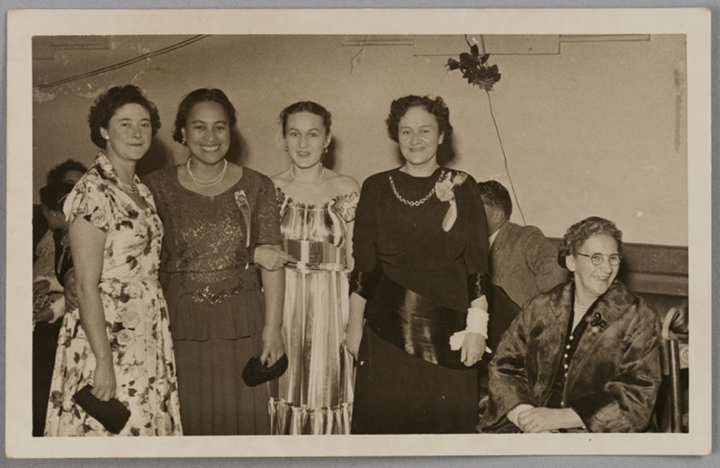 Photograph, Grace Hart and friends at a function; Smith, Robert H ...