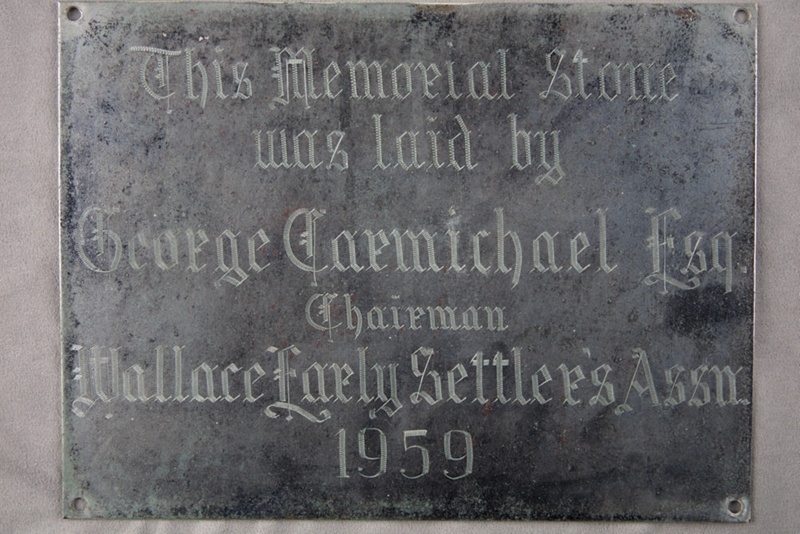 Plaque, Metal, George Carmichael; Unknown maker; 1959; RI.0000.294 | eHive