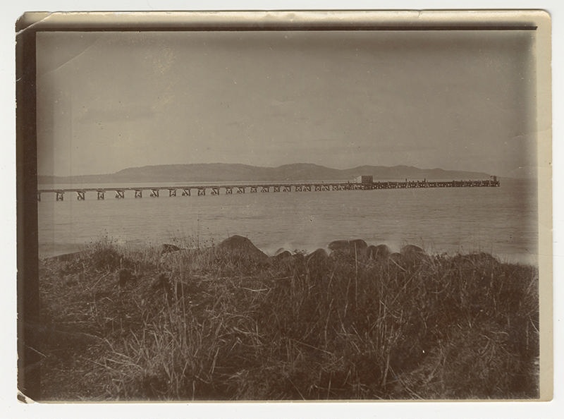 Photograph, Colac Bay Wharf; Unknown photographer; 1890-1900; RI.P128 ...