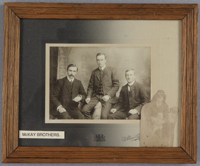 Framed photograph, McKay brothers; Spicer, Alan; 1903-1910; RI.FW2021 ...