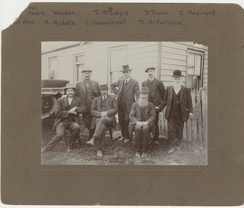 Photograph, Group of seven men; McKesch, Henry John; 1910-1920; RI.P145 ...
