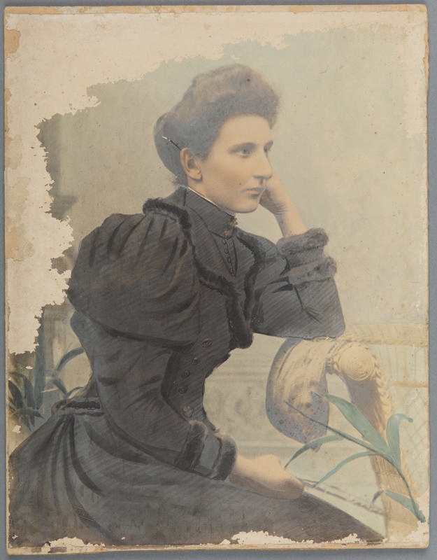 Photograph, Unknown woman; Unknown photographer; 1880-1910; RI.P0000 ...