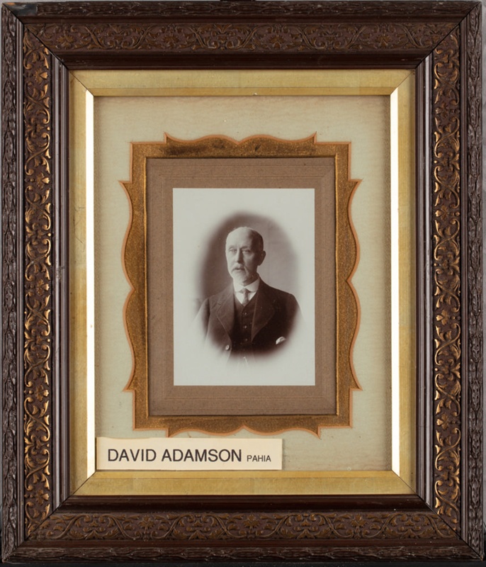 Framed photograph, Studio portrait of David Adamson; Unknown ...
