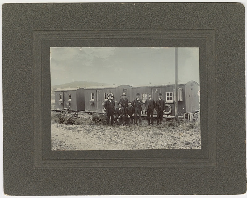 Photograph, Bridge Gang; Unknown photographer; 1900-1910; RI.P107.94. ...