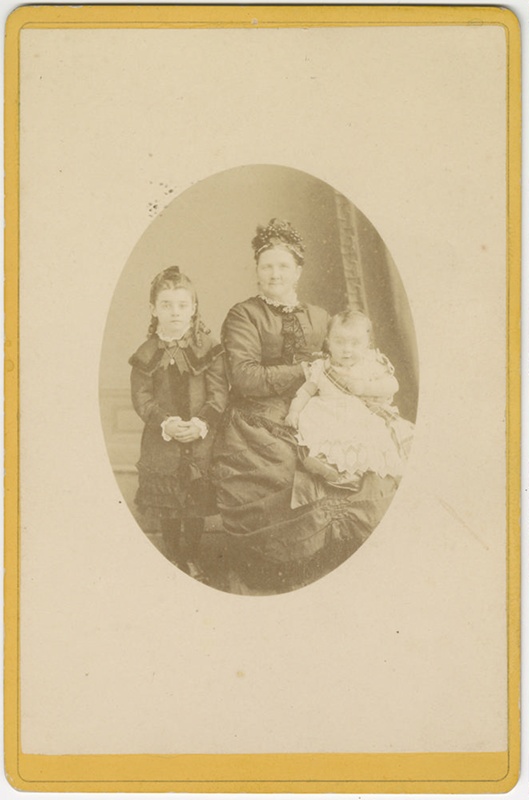 Photograph, Jane Rowles with grandchildren; Nicholas and Dougall; 1882 ...