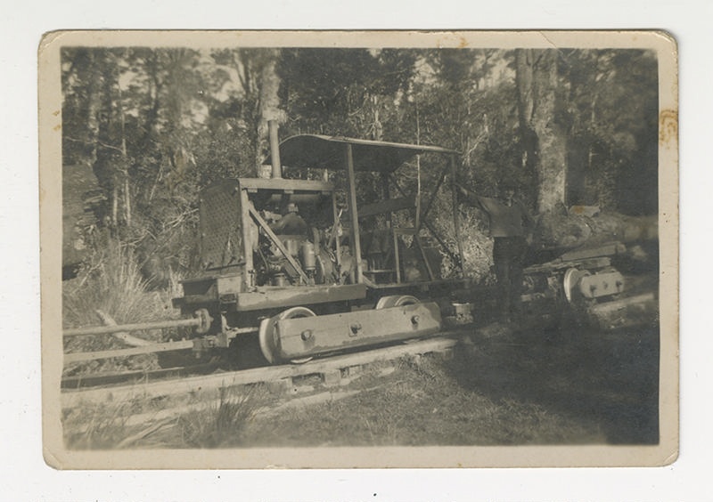 Photograph, Engine in the bush; Unknown photographer; 1930-1940; RI ...