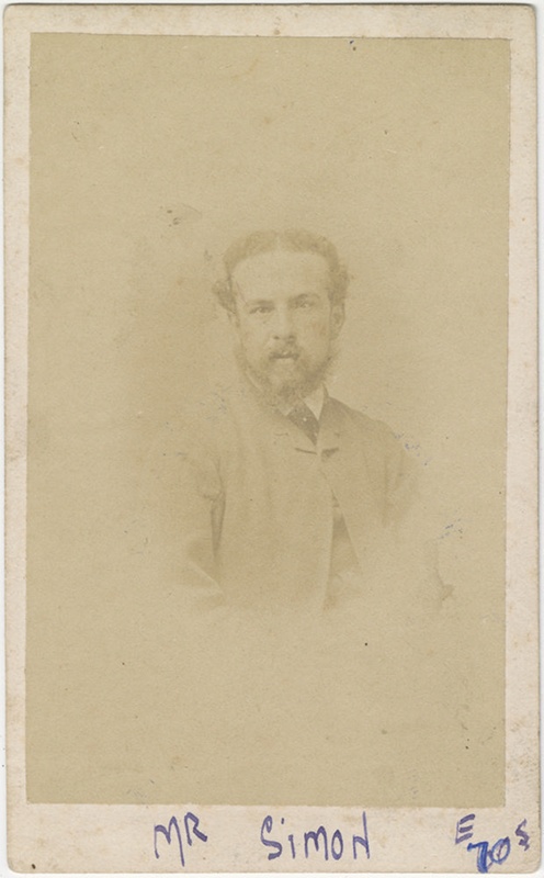 Photograph, Henry Simon ; Ross, Donald William; 1870-1880; RI.P72.93. ...