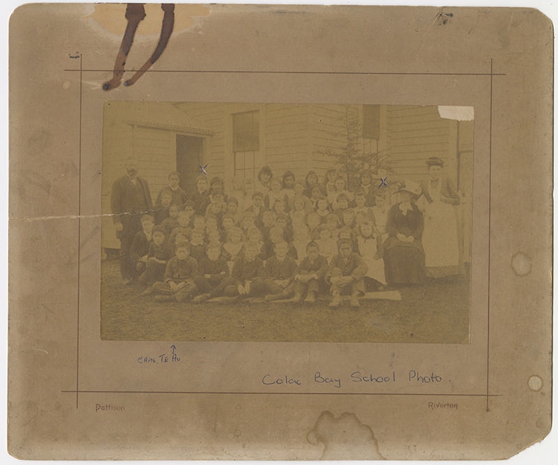 Photograph, Colac Bay School; Pattison, John Alexander; 1890-1900; RI ...