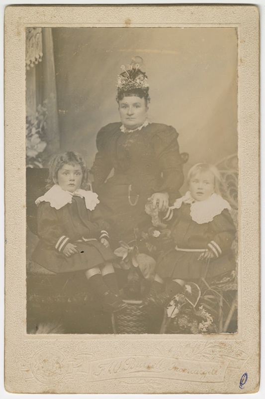 Photograph, Susan Hopgood with grandsons Eric and Arthur Dawson ...