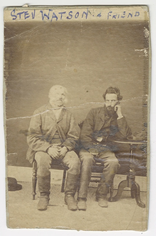 Photograph, Stephen Watson and Unknown Man; Unknown photographer; 1880 ...