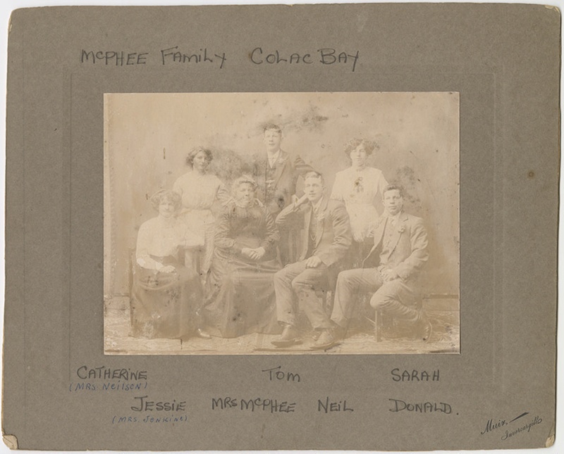 Photograph, McPhee Family; Muir, Thomas Mintaro Bailey; 1900-1907; RI ...