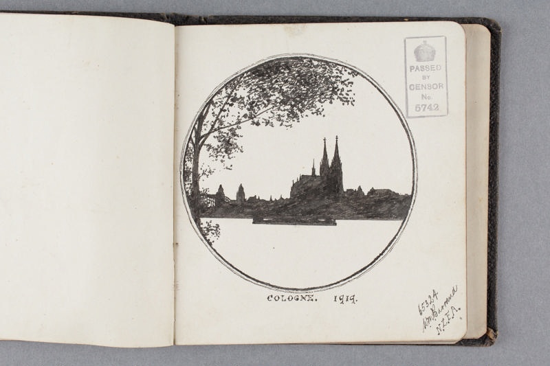 Book, Autograph, Belonged to Eric Edward Stevens; Unknown maker; 1919 ...
