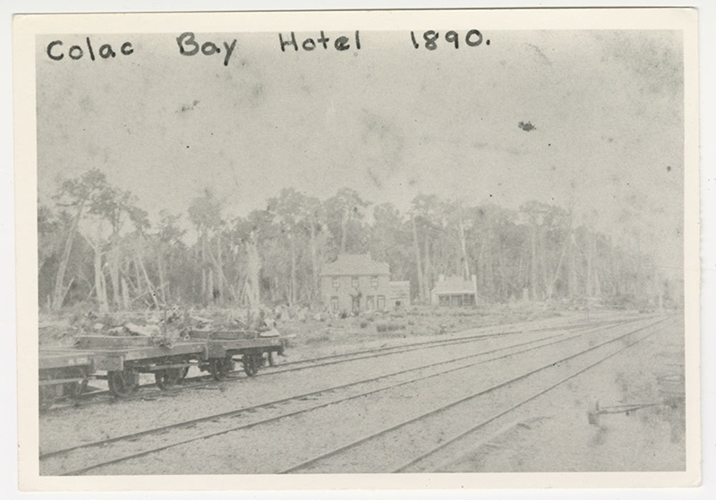 Photograph, Colac Bay Hotel; Unknown photographer; 1890; RI.P88.94 ...
