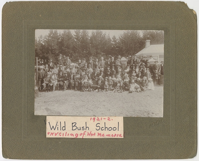 Photograph, Wild Bush School; McKesch, Henry John; 1923; RI.P115.94. ...