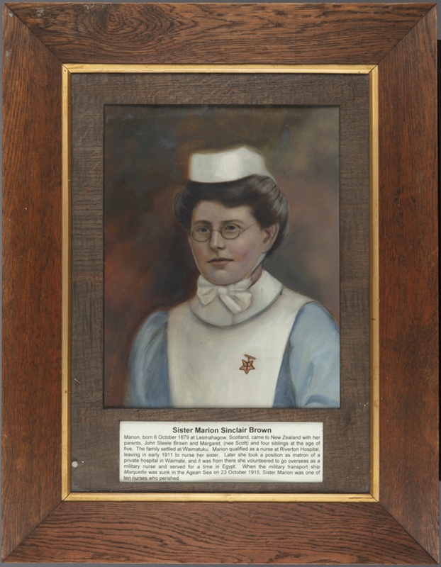 Framed photograph, Portrait of Sister Marion Sinclair Brown; Unknown ...