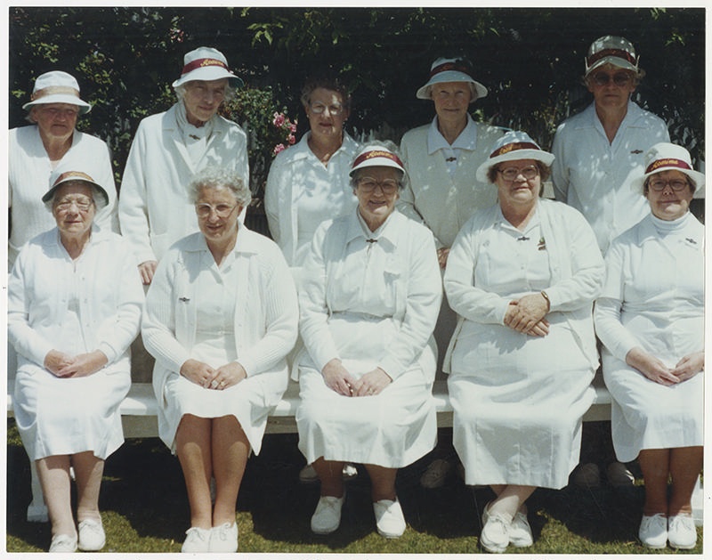 Photograph, Aparima Ladies Bowling Club 1989; Unknown photographer ...