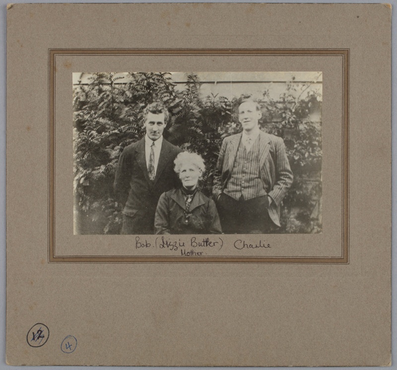 Photograph, Bob, Elizabeth and Charlie Butler; Unknown photographer ...