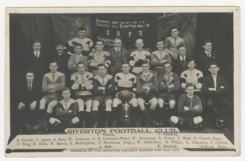 Photograph, Riverton Football Club 1918; McKesch, Henry John; 1918; RI ...