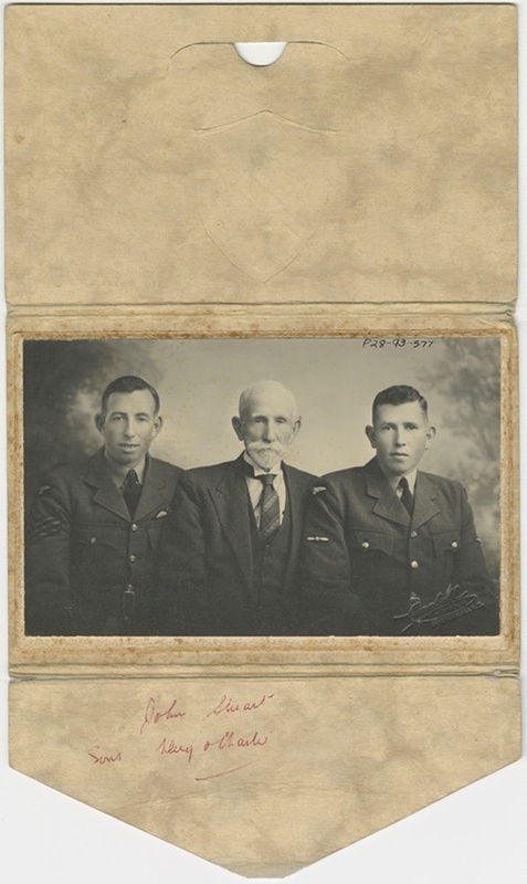 Photograph, Doug, John and Charlie Stuart; Campbell's Studio; 1939-1941 ...
