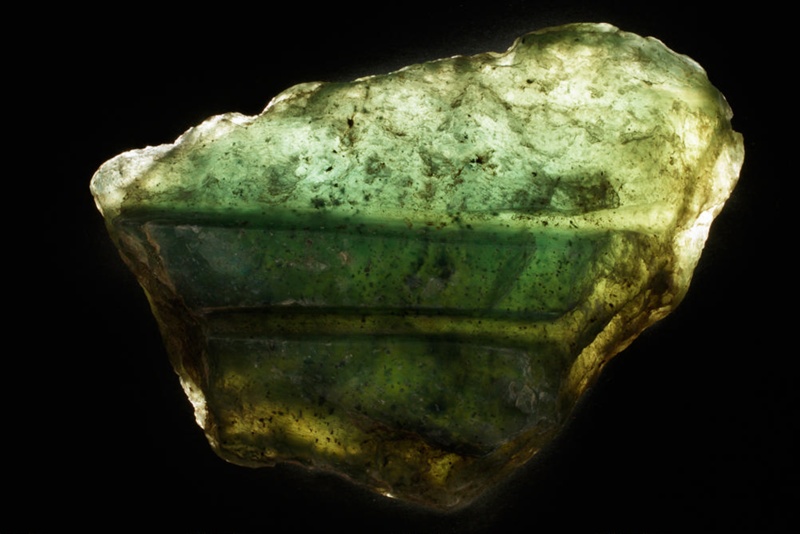 Worked pounamu, Takiwai, Tangiwai, Bowenite; Unknown Kaimahi pounamu ...