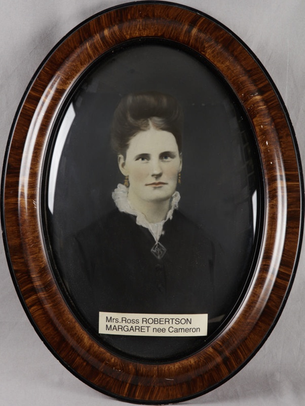 Framed photograph, Portrait of Margaret Robertson; Unknown photographer ...