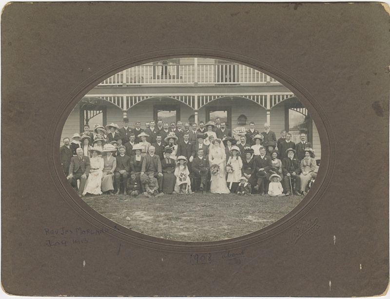 Photograph, George Horrell's Wedding 1913 in Tuatapere; McKesch, Henry ...