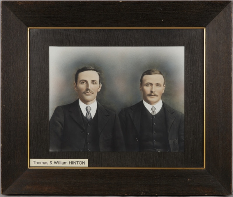 Framed photograph, Thomas and William Hinton; Unknown photographer ...