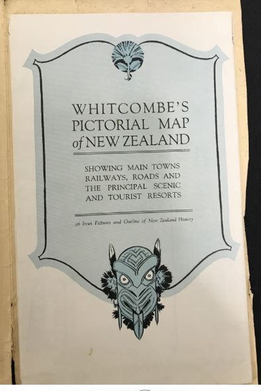 Map, New Zealand; Whitcombe and Tombs Ltd; 2022.062.01 | eHive