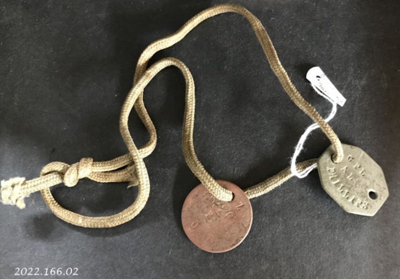 Army tags; Corporal A L Phillips; 2022.166.02 | eHive