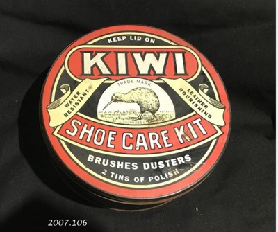 Nugget, Shoe care kit; Kiwi; 2007.106 | eHive