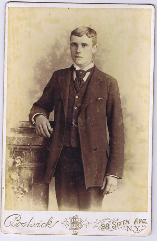 Photograph, Unidentified young man; Bostwick; 1900s; 2019.001.0116 | eHive