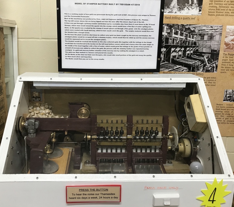 Model, Stamper Battery; Edward John (Ted) Egan; 2021.005.43 | eHive